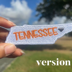 Tennessee Patch / Custom Colors / State Patch - Etsy