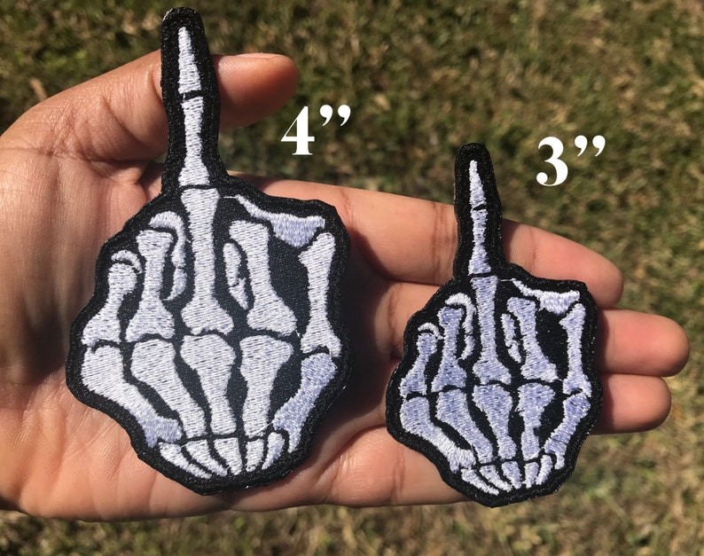 Middle Finger Patch - Etsy