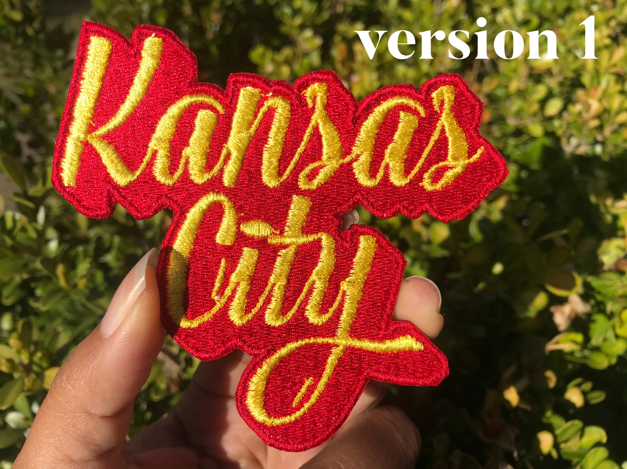Kansas City Patch / Custom Colors - Etsy