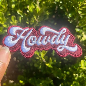 Howdy Patch / Custom Colors - Etsy