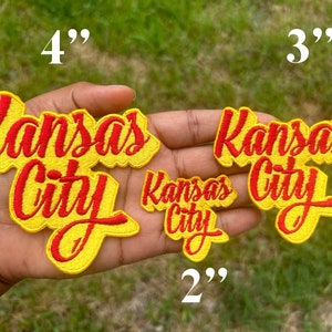 Kansas City Patch / Custom Colors - Etsy