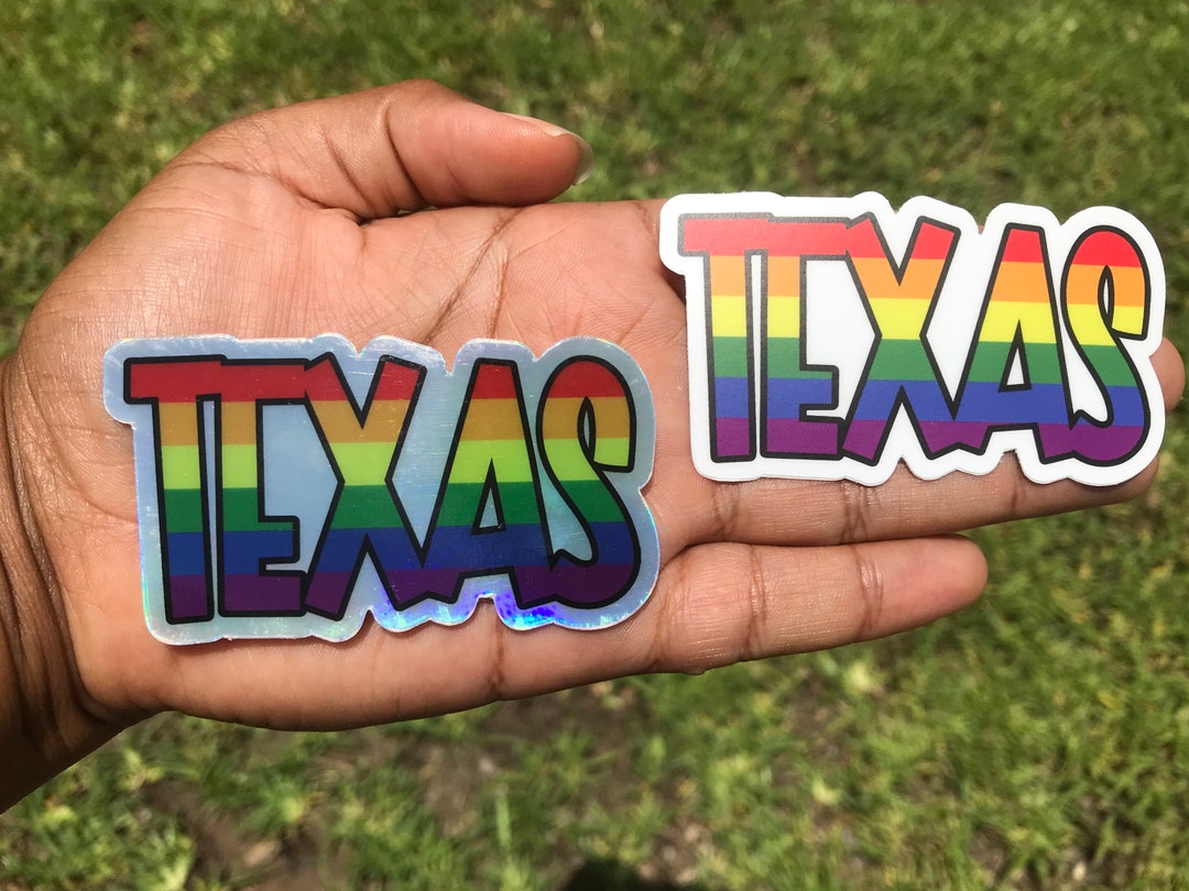 Texas Pride Sticker (Regular or Holographic) - Etsy Österreich
