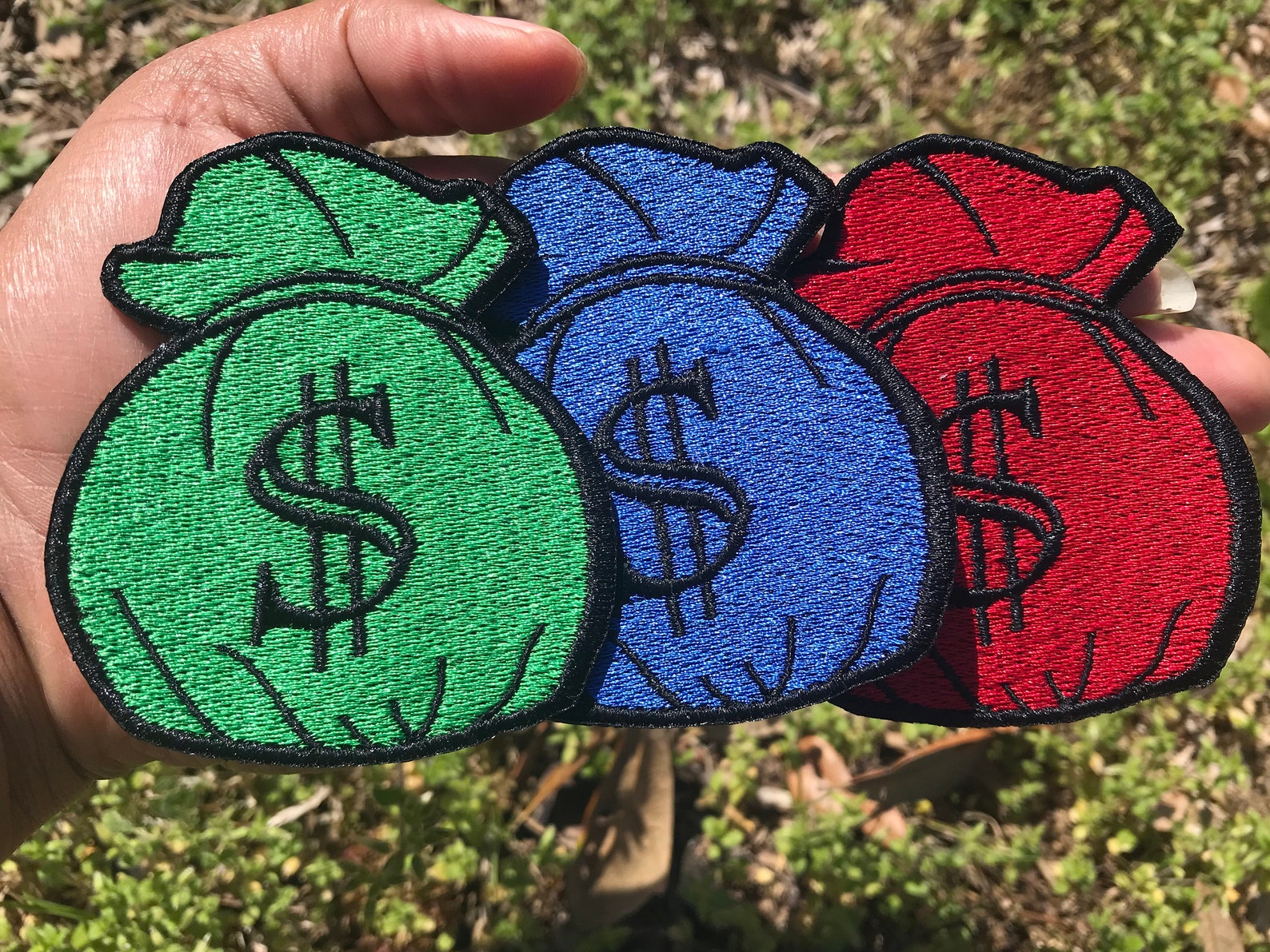 Money Bag Patch 3" / Custom Colors - Etsy