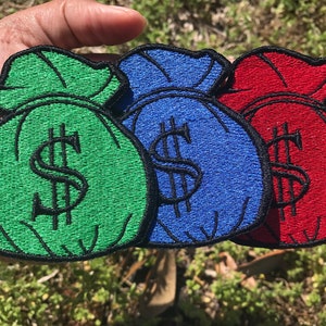 Money Bag Patch 3" / Custom Colors - Etsy