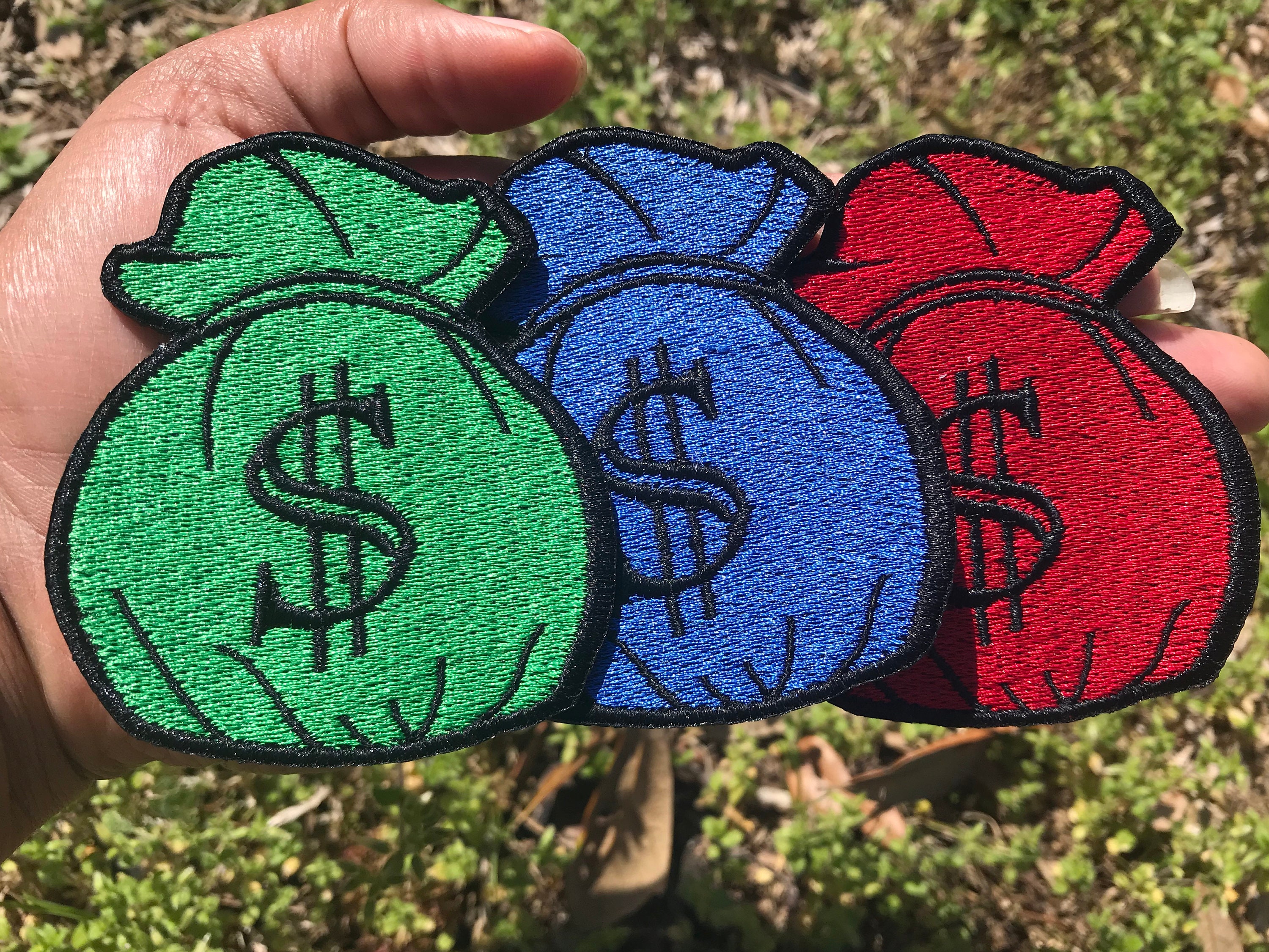 Money Bag Patch 3" / Custom Colors - Etsy