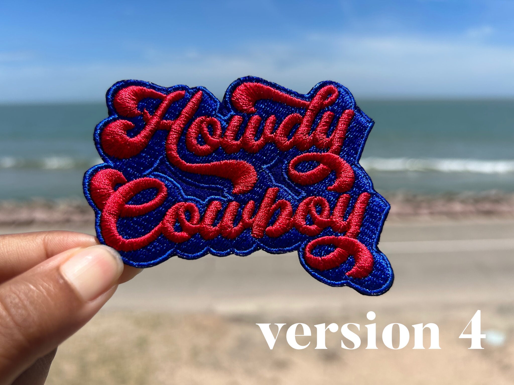 Howdy Cowboy Patch / Custom Colors - Etsy