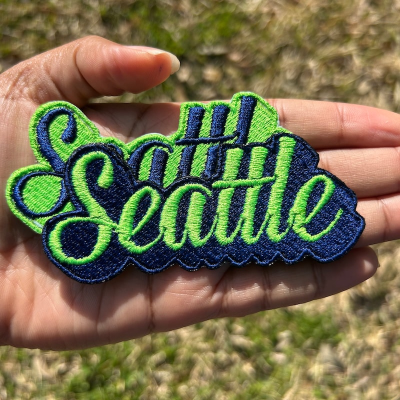 Seahawks Iron Patches - Etsy