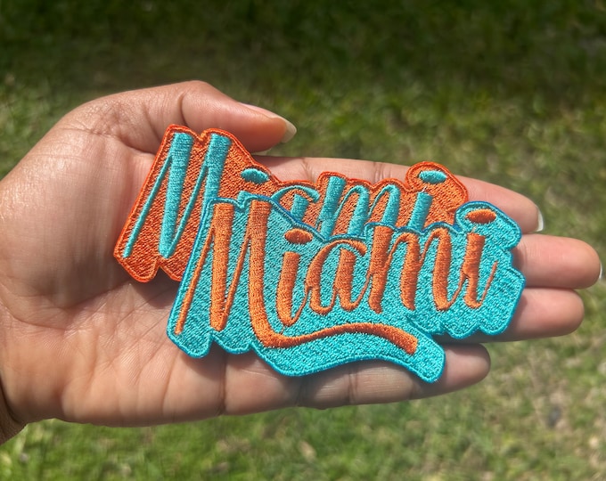 Miami Patch / Custom Colors / Miami Beach Patch - Etsy