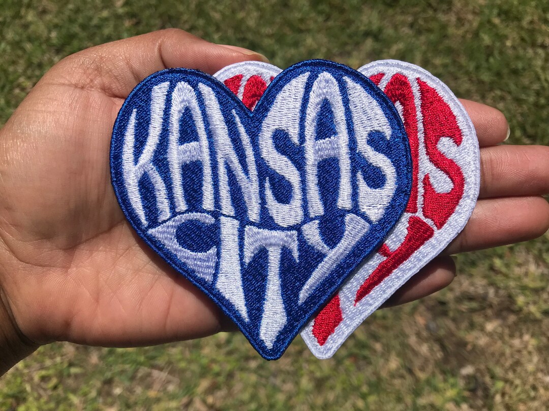 Kansas City Heart Patch / Custom Colors - Etsy