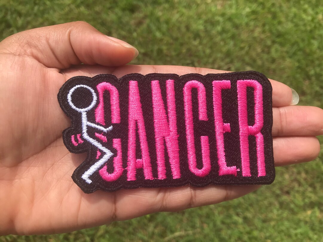 F Cancer Patch / Custom Colors - Etsy