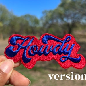 Howdy Patch / Custom Colors - Etsy