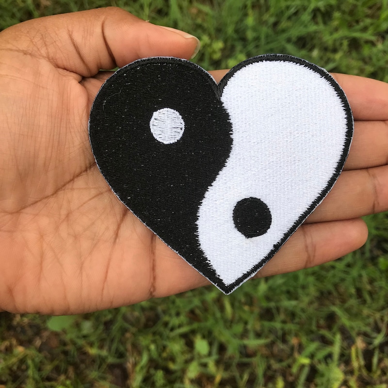 Yin Yang Hearts - Etsy