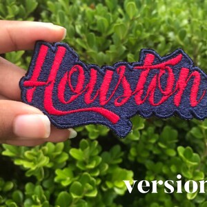 Houston Patch / Custom Colors - Etsy