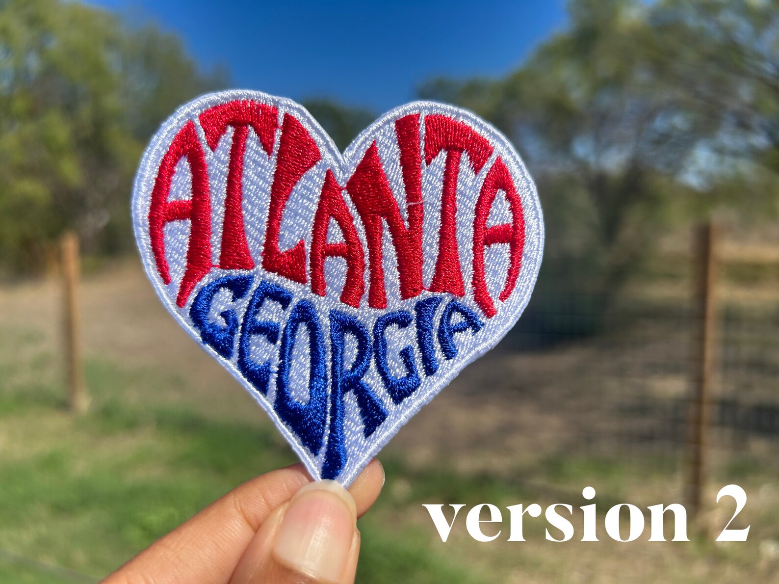 Atlanta Georgia Patch / Custom Colors - Etsy