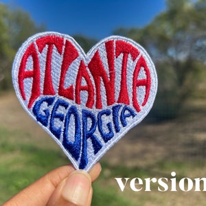 Atlanta Georgia Patch / Custom Colors - Etsy