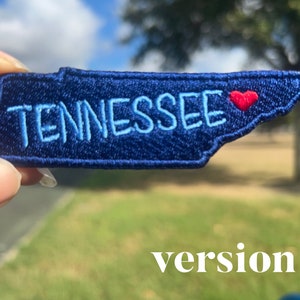 Tennessee Patch / Custom Colors / State Patch - Etsy