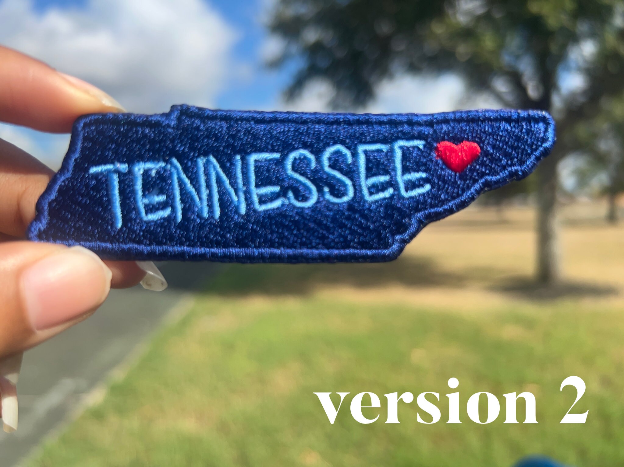Tennessee Patch / Custom Colors / State Patch - Etsy