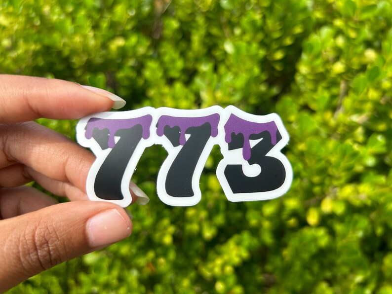 Chicago Area Code 773 Sticker - Etsy