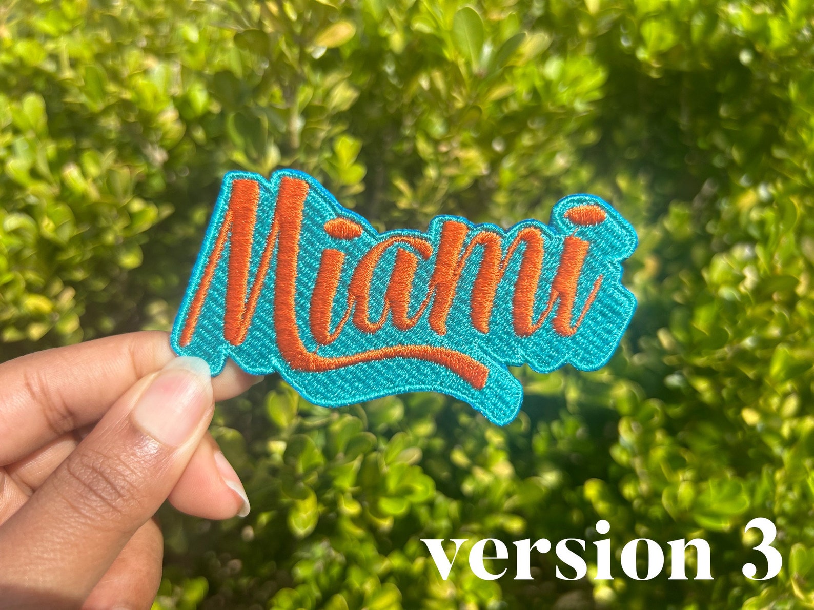 Miami Patch / Custom Colors / Miami Beach Patch - Etsy