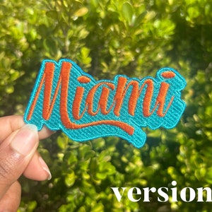 Miami Patch / Custom Colors / Miami Beach Patch - Etsy