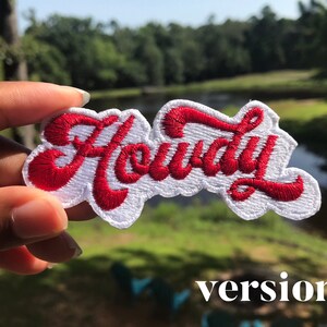 Howdy Patch / Custom Colors - Etsy