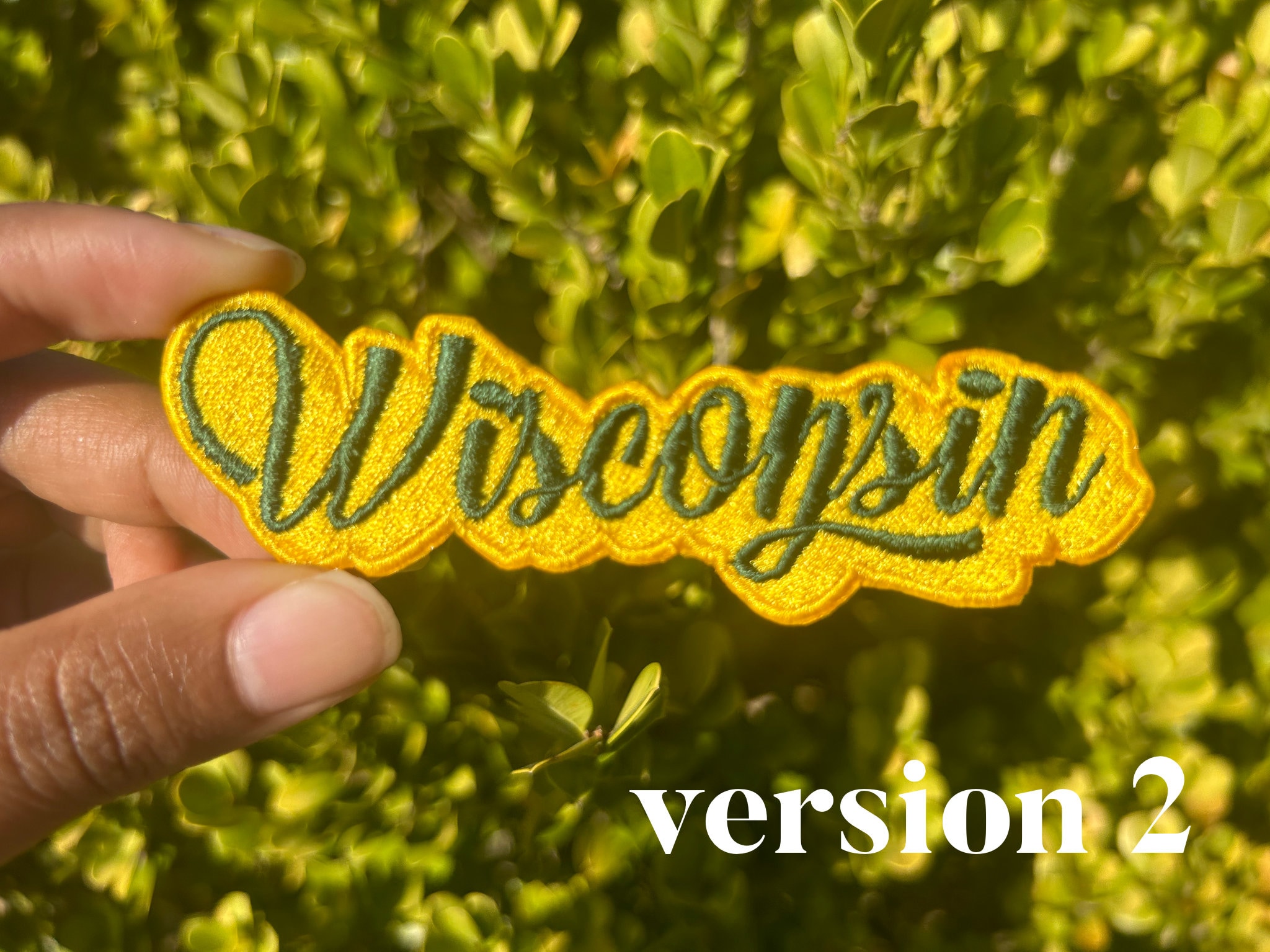 Wisconsin Patch / Custom Colors - Etsy