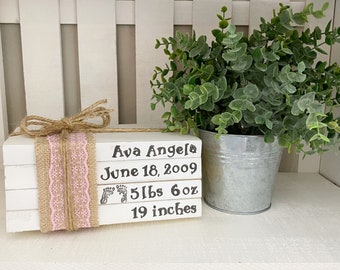 Baby Birth Personalized Book - Etsy