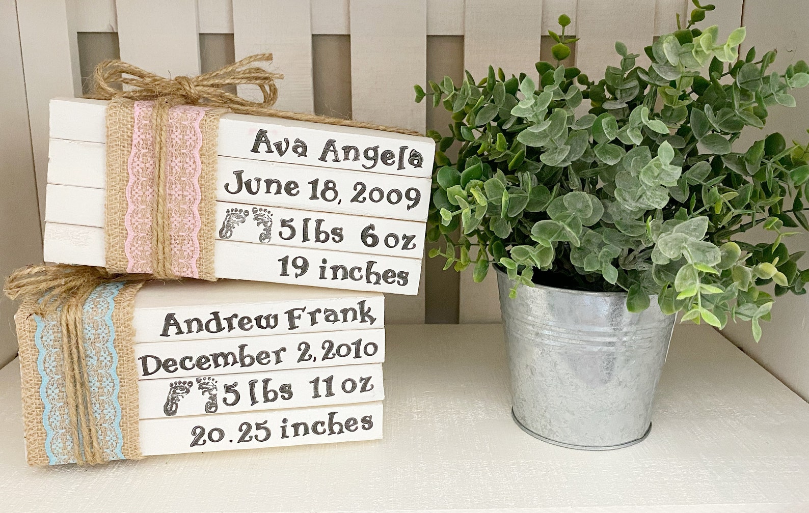 Baby Boy Stacked Books/ Its a BOY Custom Book Stack/ Farmhouse | Etsy