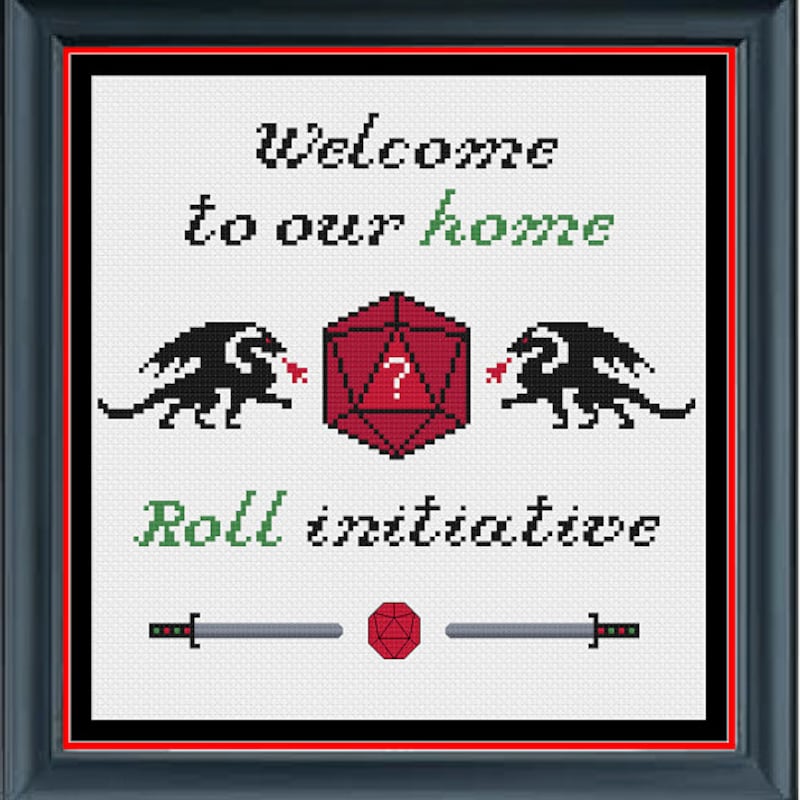 Dnd Cross Stitch - Etsy