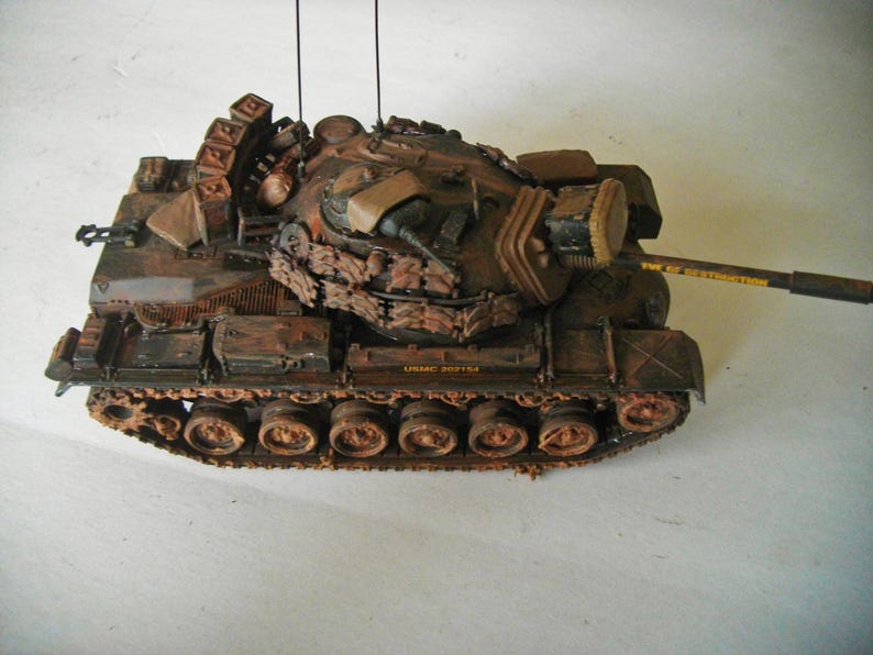Corgi US Marine Corps M 48 Patton Tank Vietnam Era Unsung Heroes Range ...
