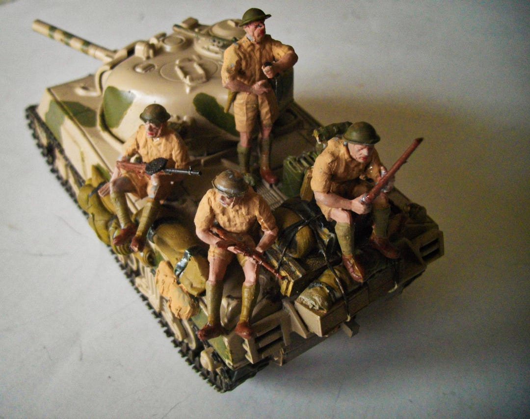 British Army Sherman Tank and Tank Riders North Africa WW Ll - Etsy