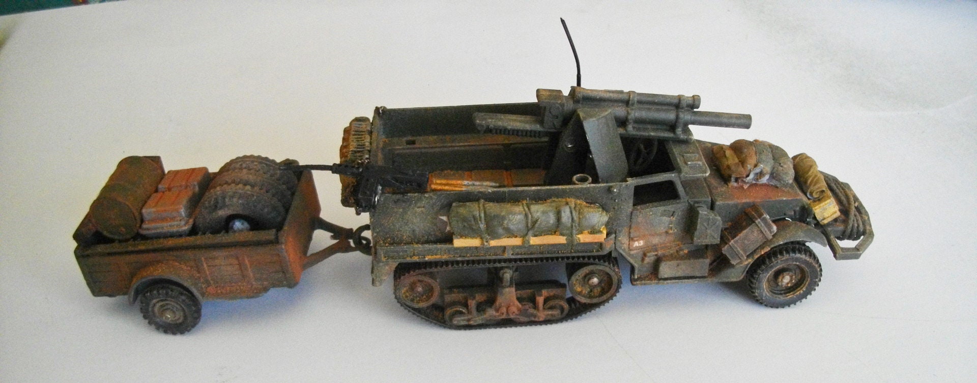 Solido US Army Halftrack and Trailer Combat Customized - Etsy