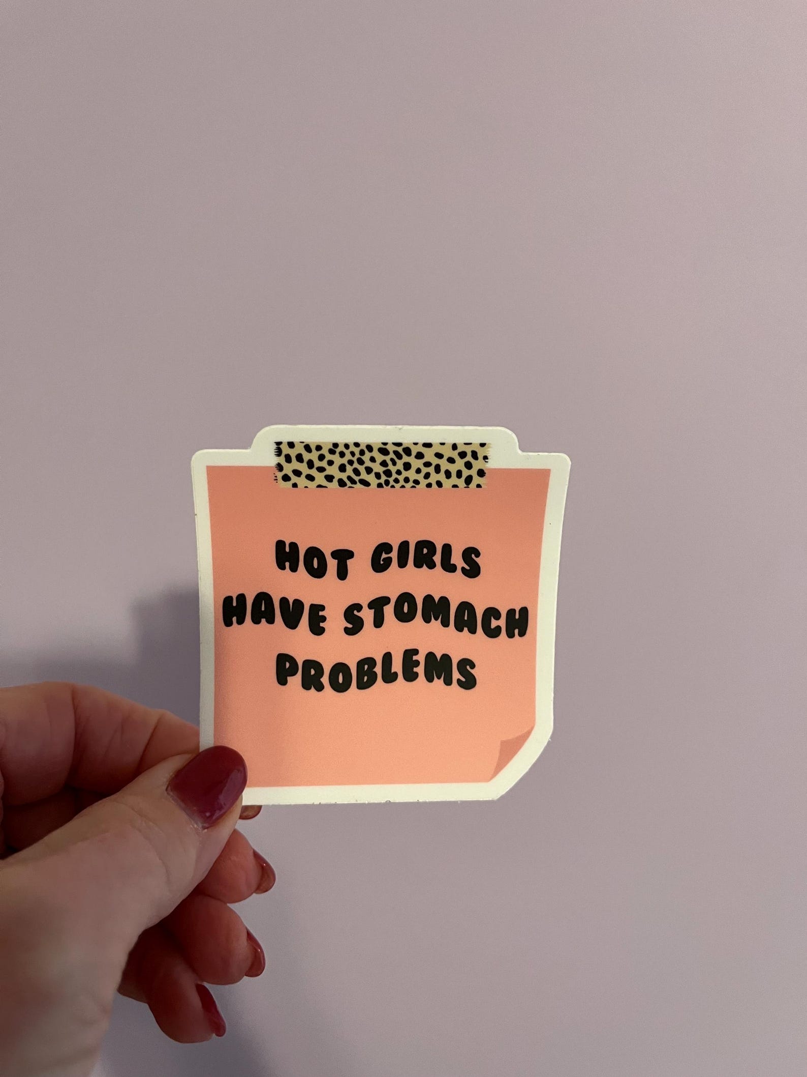 Hot Girls Have Stomach Problems Stickers | Stomach Issues Stickers ...