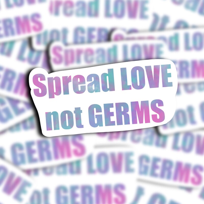 Spread Love Not Germs - Etsy