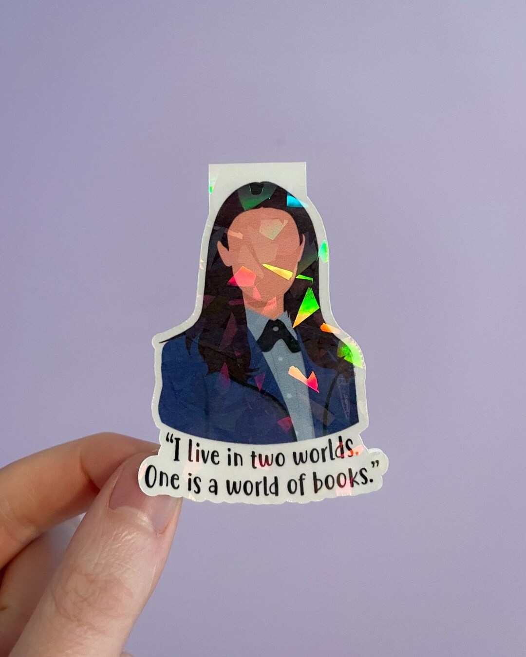 Magnetic Bookmark I Live In Two Worlds One Is A World Of Books Rory