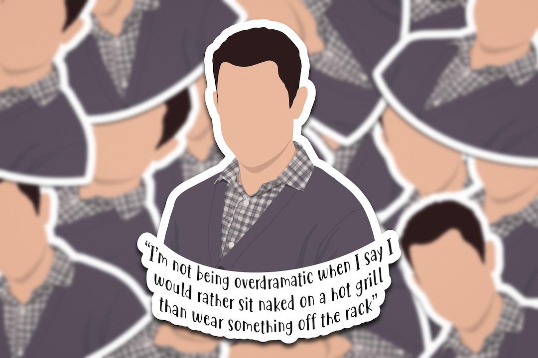 Schmidt New Girl Im Not Being Overdramatic New Girl Quote Sticker Funny ...
