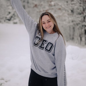 CEO Crewneck | Small Business Owner Sweatshirt | Female Entrepreneur ...