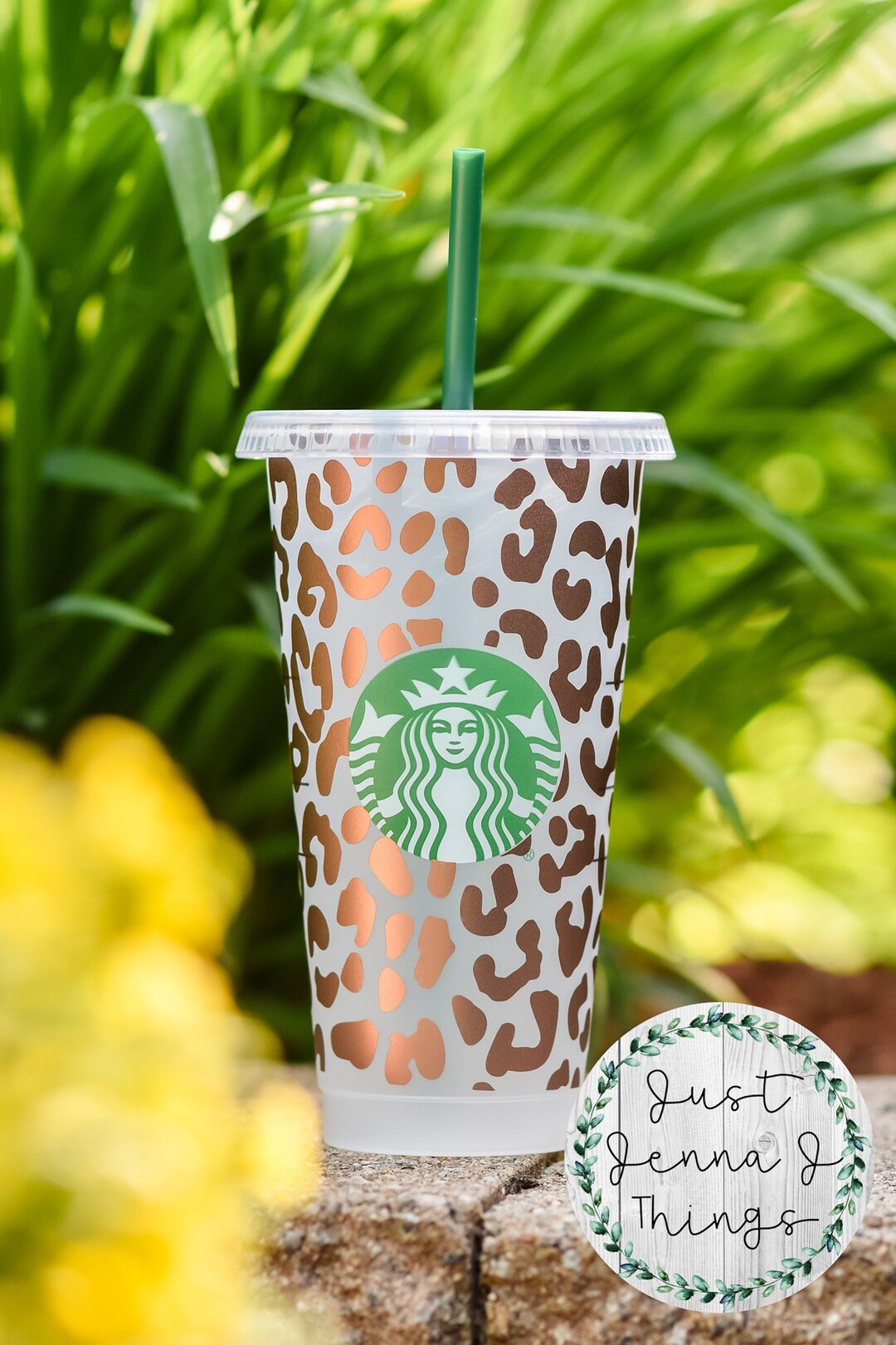 Leopard Print Reusable Venti Starbucks Cup - Etsy