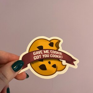New Girl Cookie Sticker Gave Me Cookie Got Me Cookie Sticker Nick ...