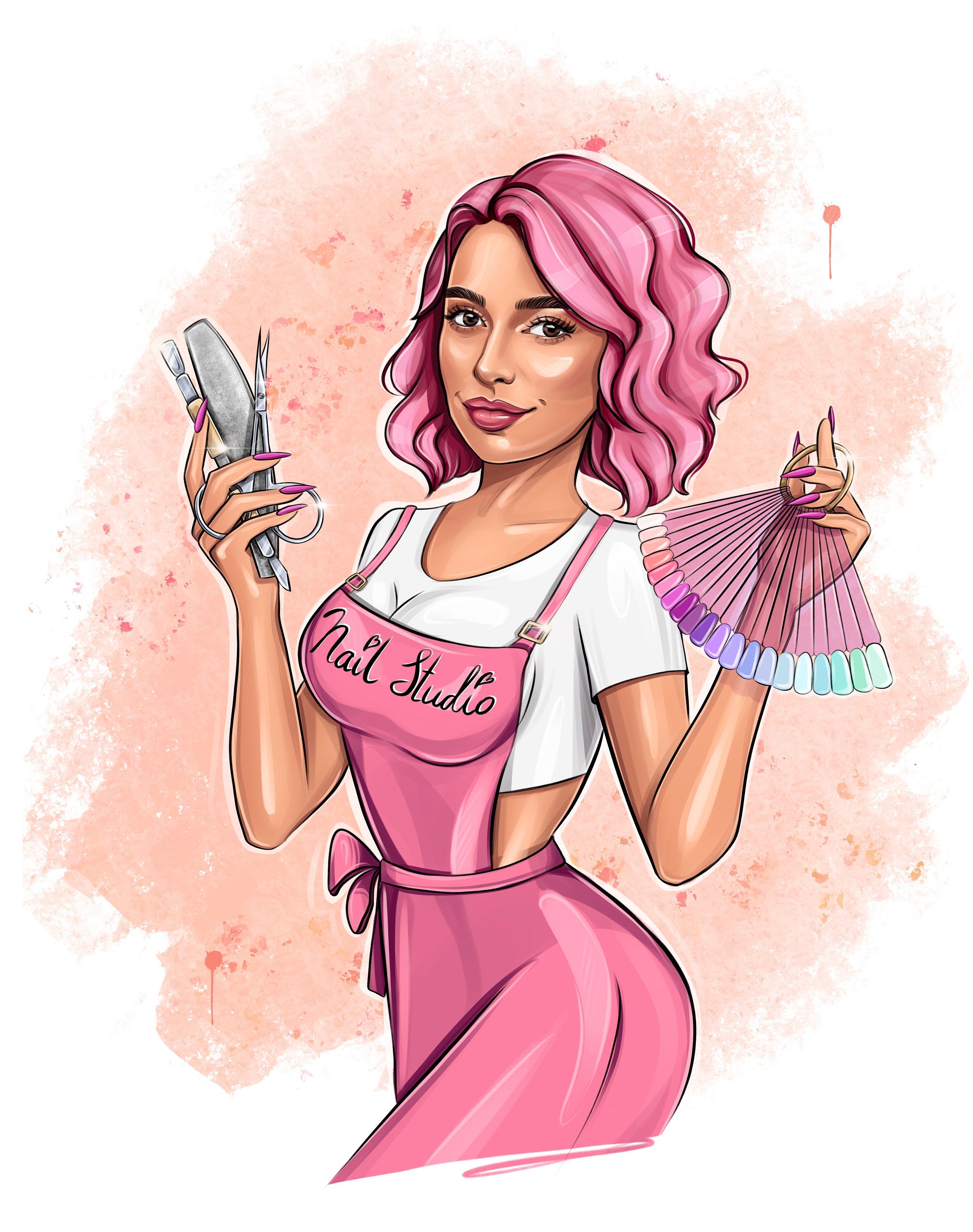 Custom Logo Design | Beauty Logo Portrait | Portrait From Photo ...