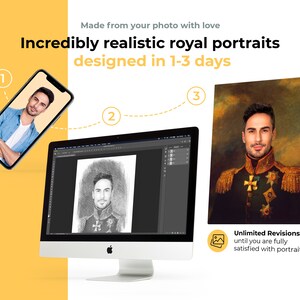 Custom Portrait Gift For Him From Your Photo Christmas Gifts | Etsy