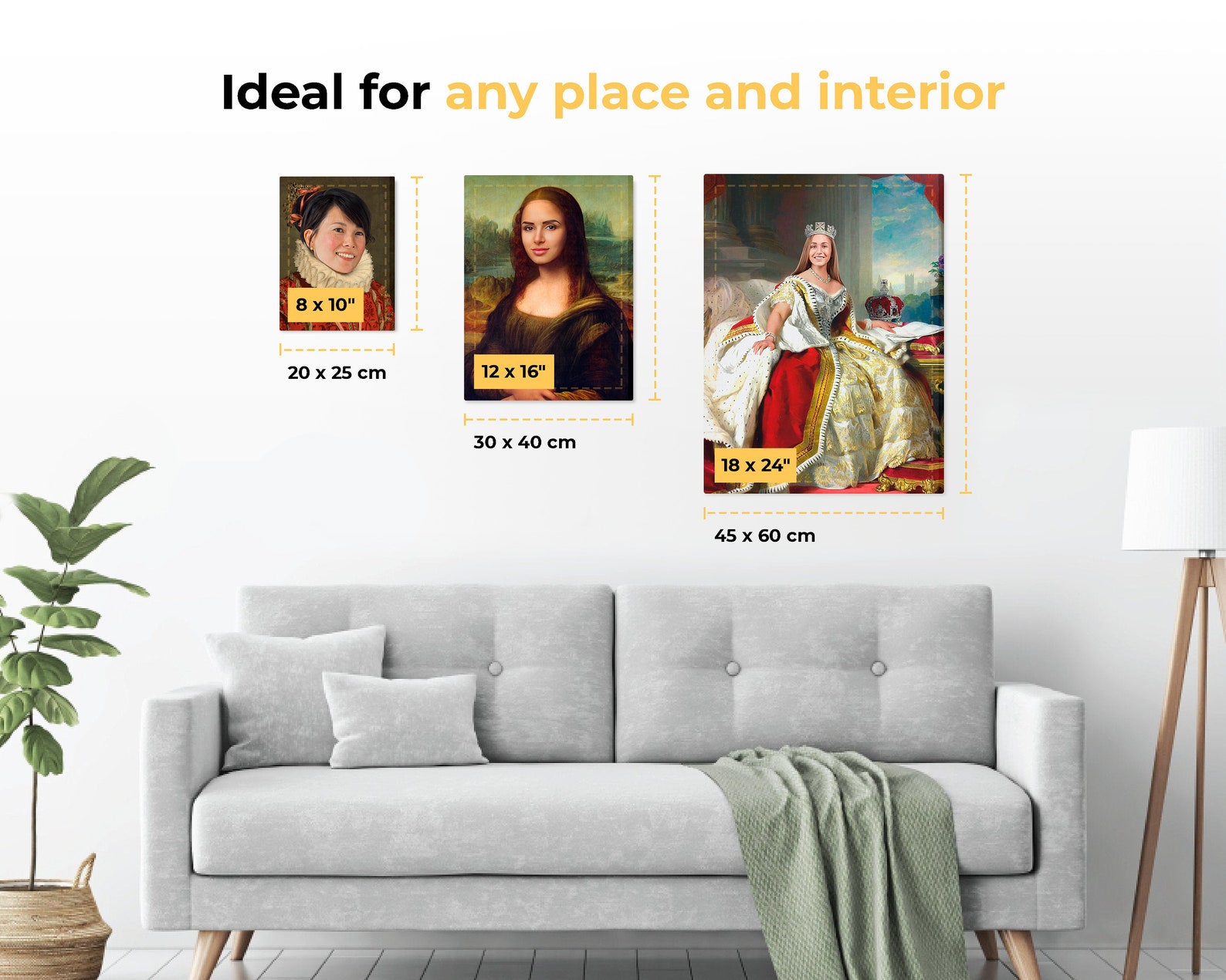 Custom Portrait Gift For Her From Your Photo Custom Portrait | Etsy