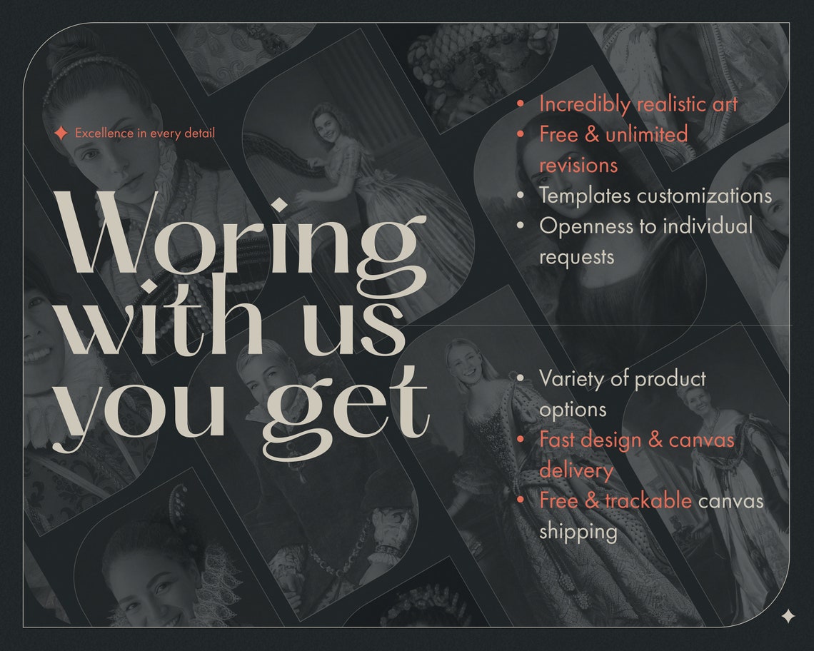 Custom Portrait Gift for Her From Your Photo Custom Portrait - Etsy