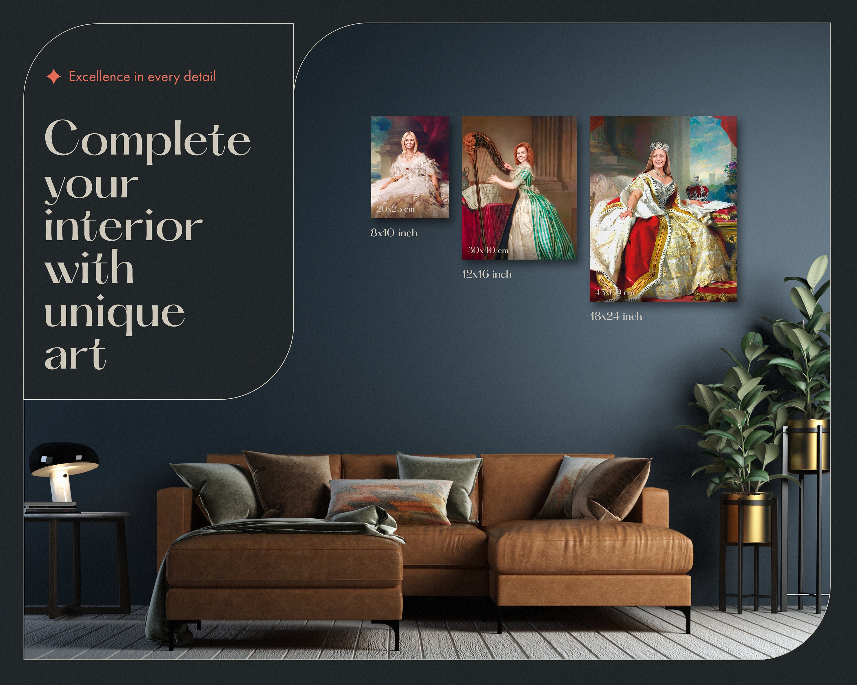 Custom Portrait Gift for Her From Your Photo Custom Portrait - Etsy