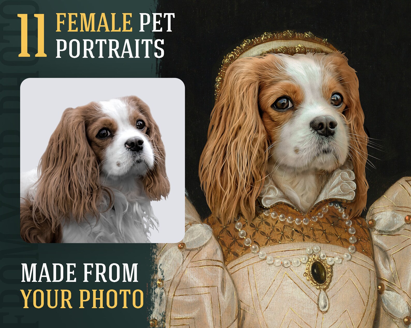 Custom Pet Portrait From Your Photo Pet Memorial Gift - Etsy