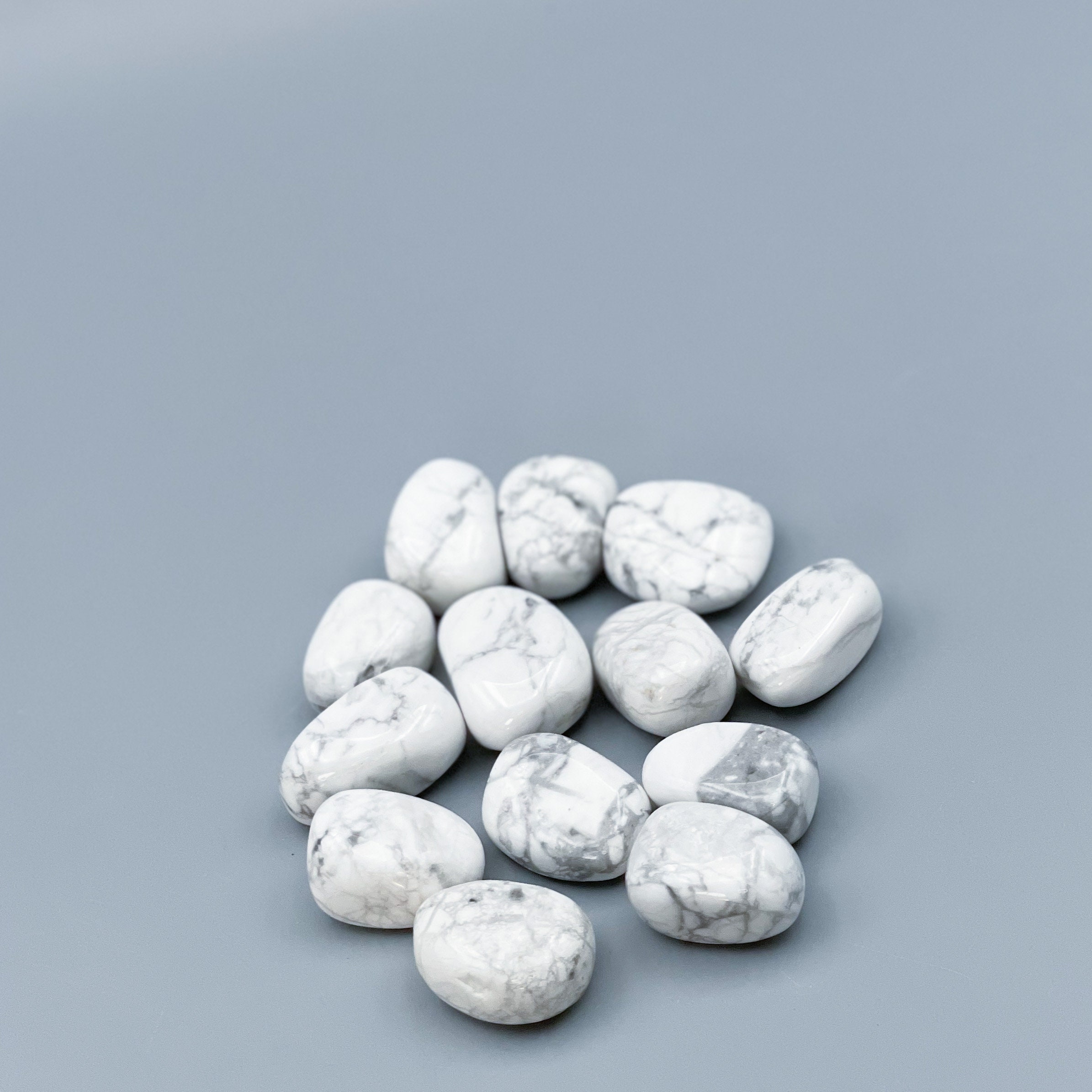 White Howlite Tumbled Polished Pocket Stone 1 Per Order | Etsy