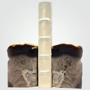 Crystal Bookends, Agate, Geode Center, Natural Home, Mindful Gift ...