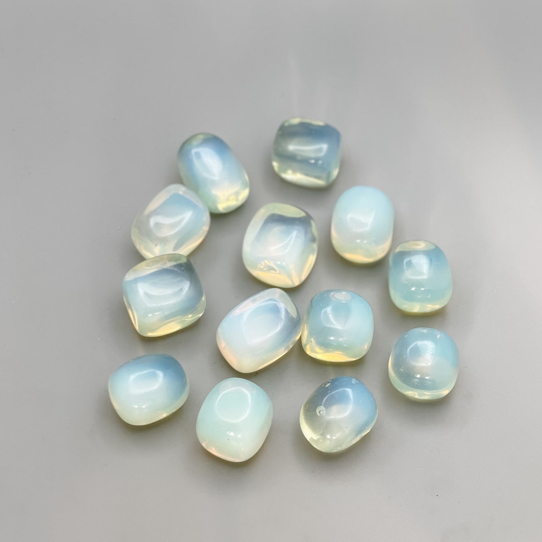 Opalite Pocket Stone, Polished Tumbled Crystal for Spiritual Radiance - Etsy