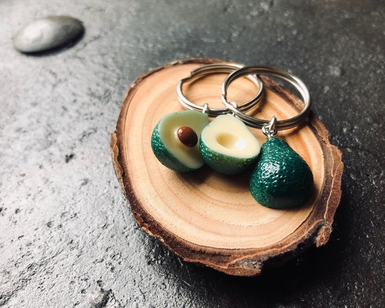 Avocado Halves Keying Interlocking Mismatched Halves | Etsy