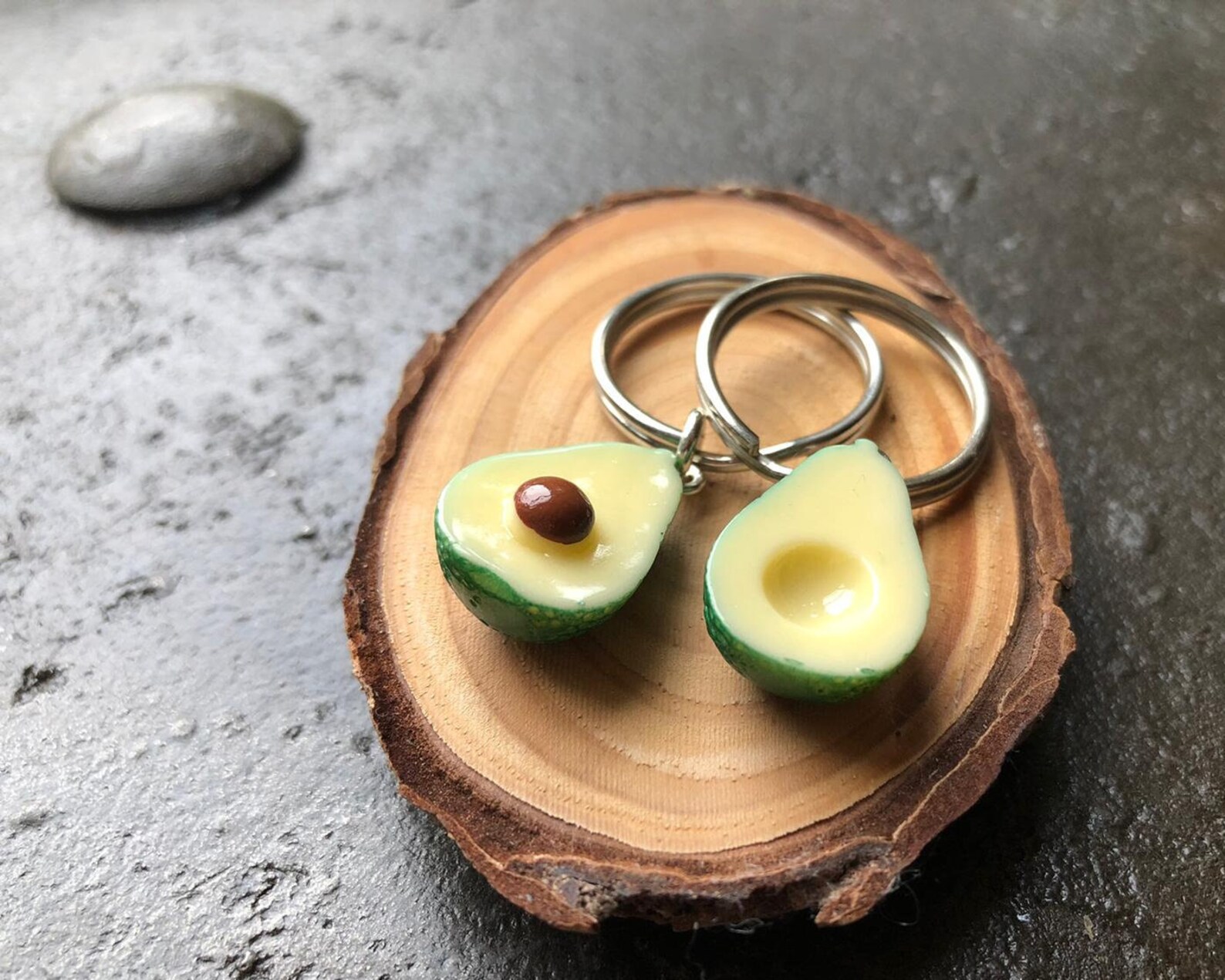 Avocado Halves Keying Interlocking Mismatched Halves Friendship Key ...